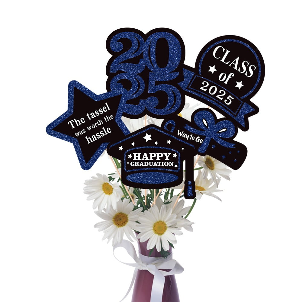 2025 Student DIY Gift Doctoral Cap Vase Insert Decoration Graduation ...