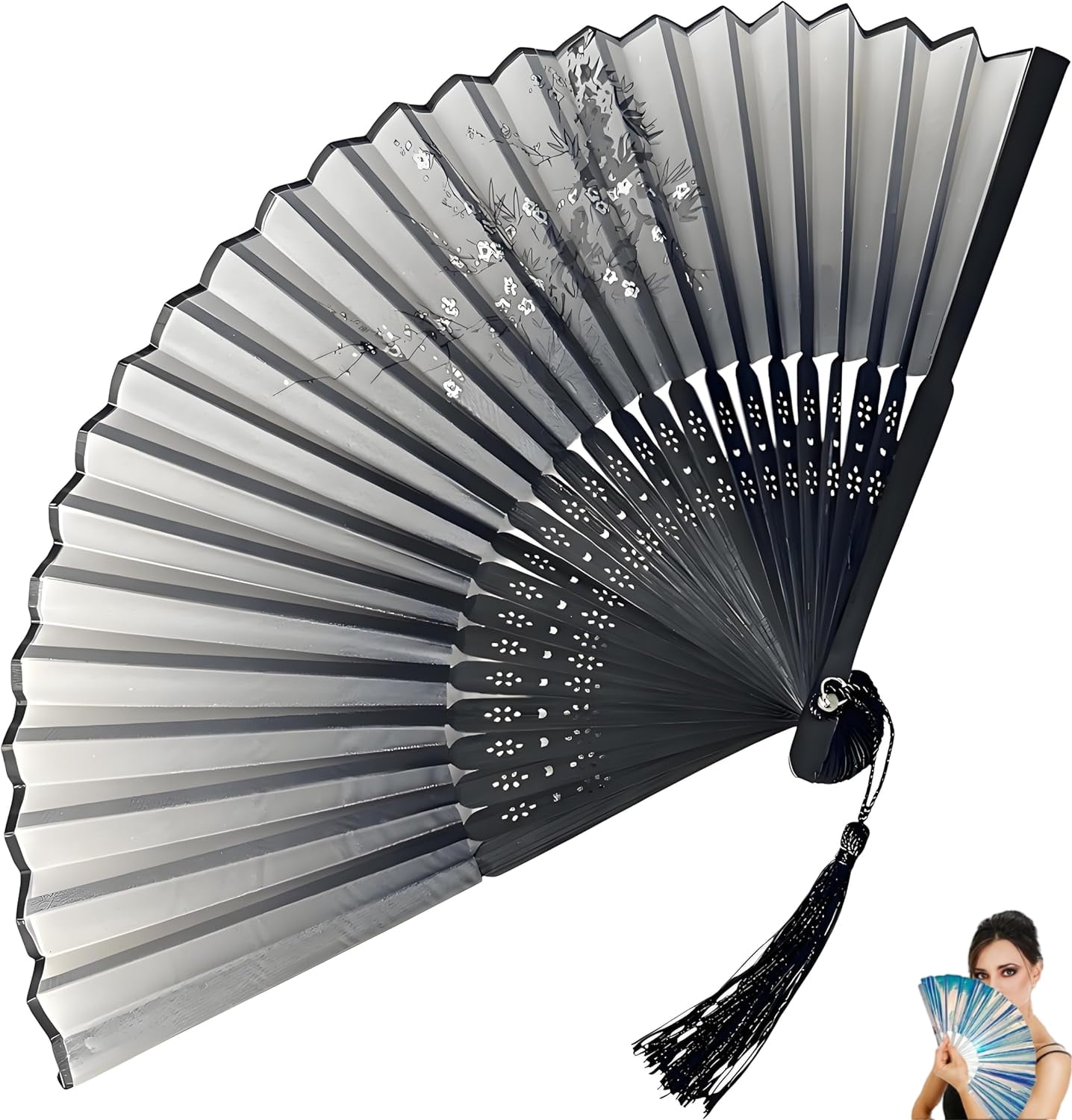 2025 Stylish Folding Hand Fans, Foldable Line Dancing, Popping Hand Fan ...
