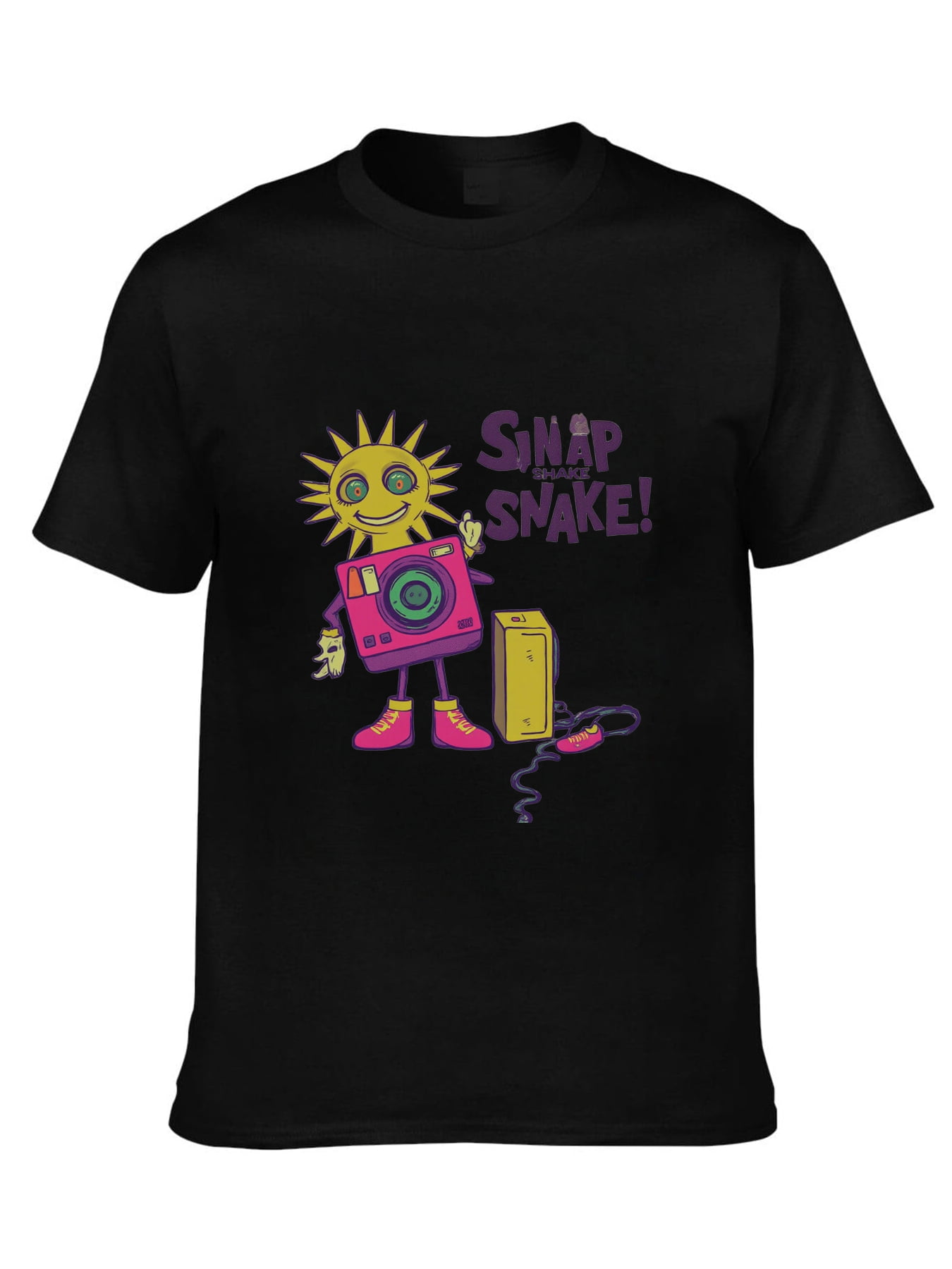 2025 Summer Couple American Vintage Cotton T-Shirt for Men and Women ...