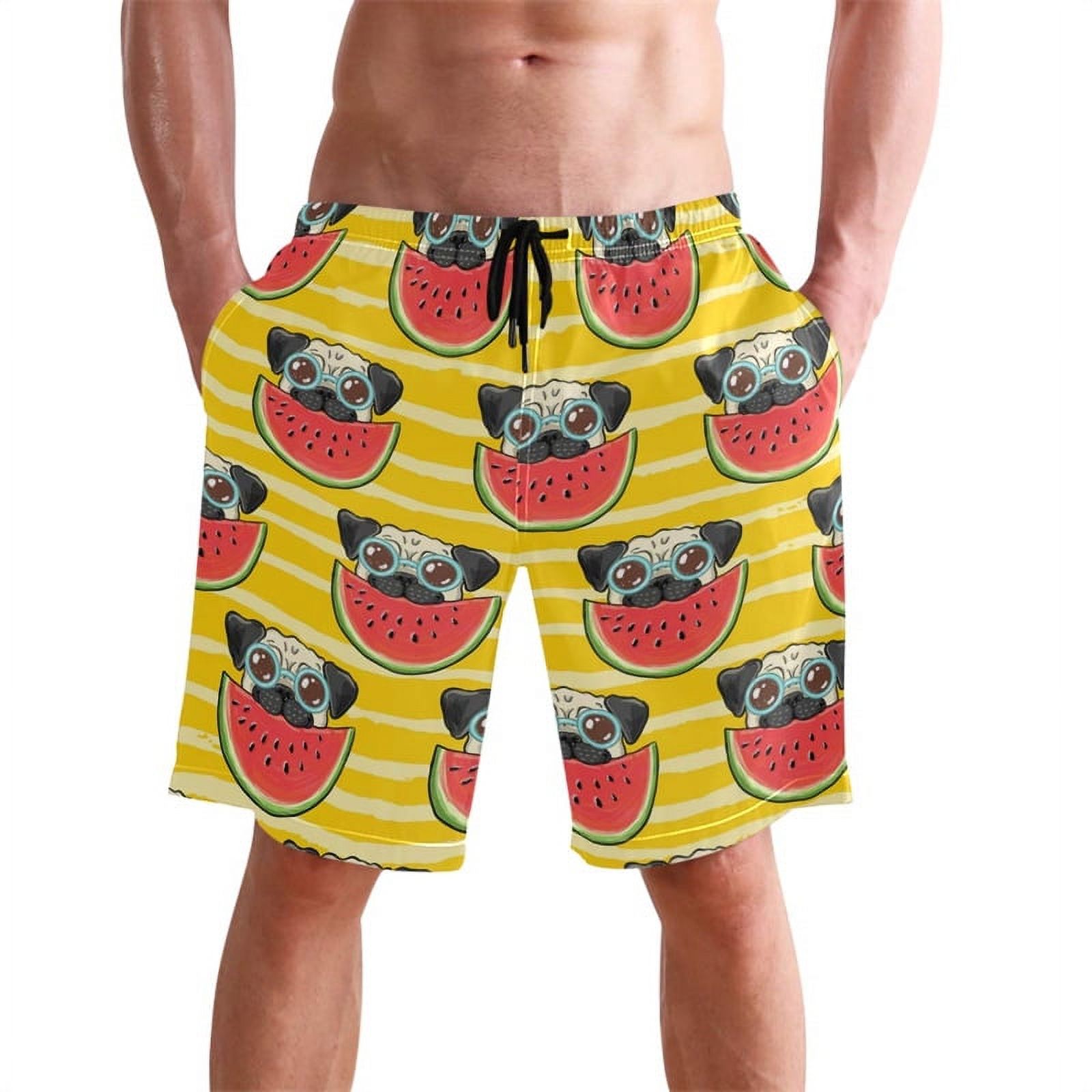 2025 Summer Hawaii Beach Shorts For Men Casual Fashiong 3D Print Leaf ...