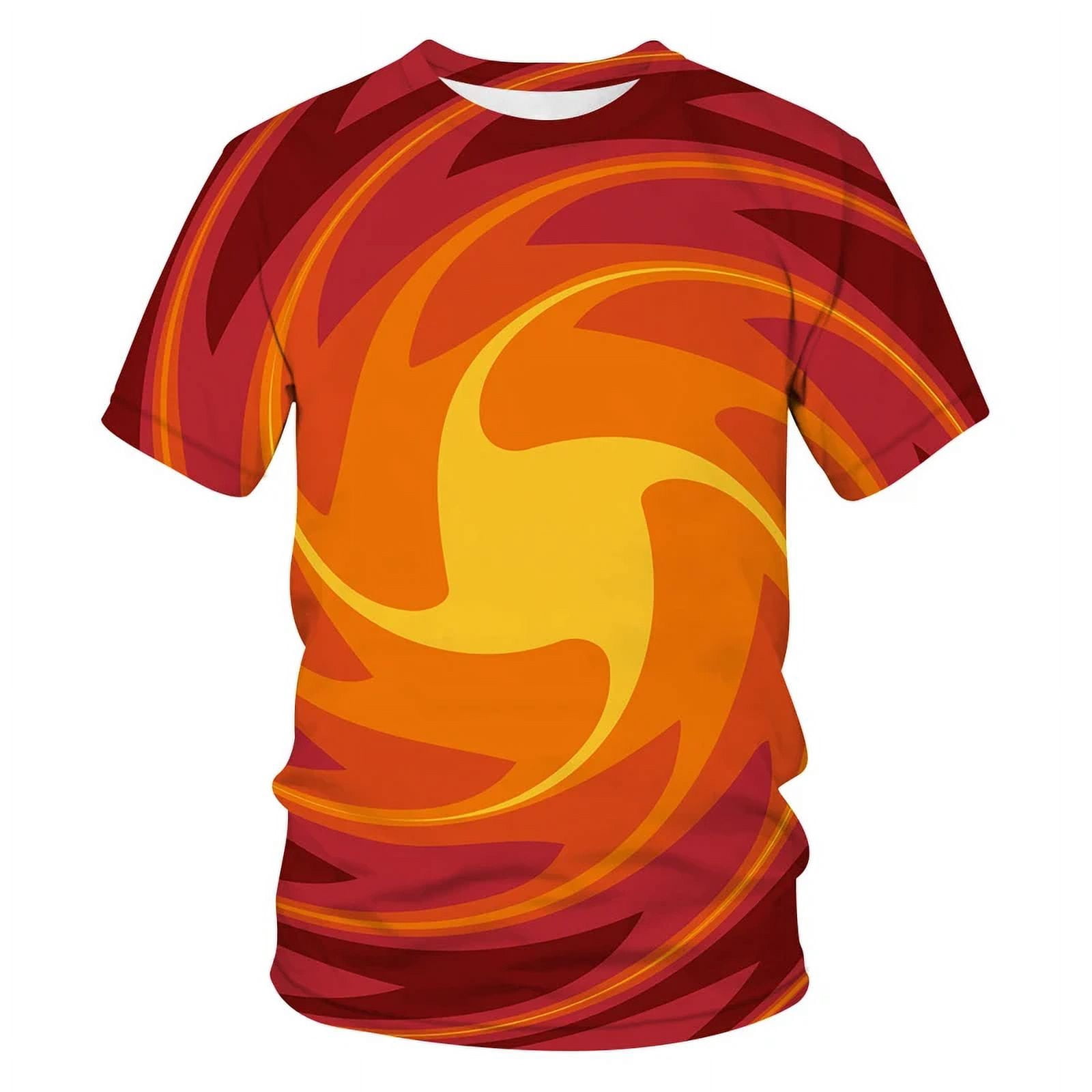 2025 Summer Men's T-Shirts Street Personalized Graffiti art painting ...