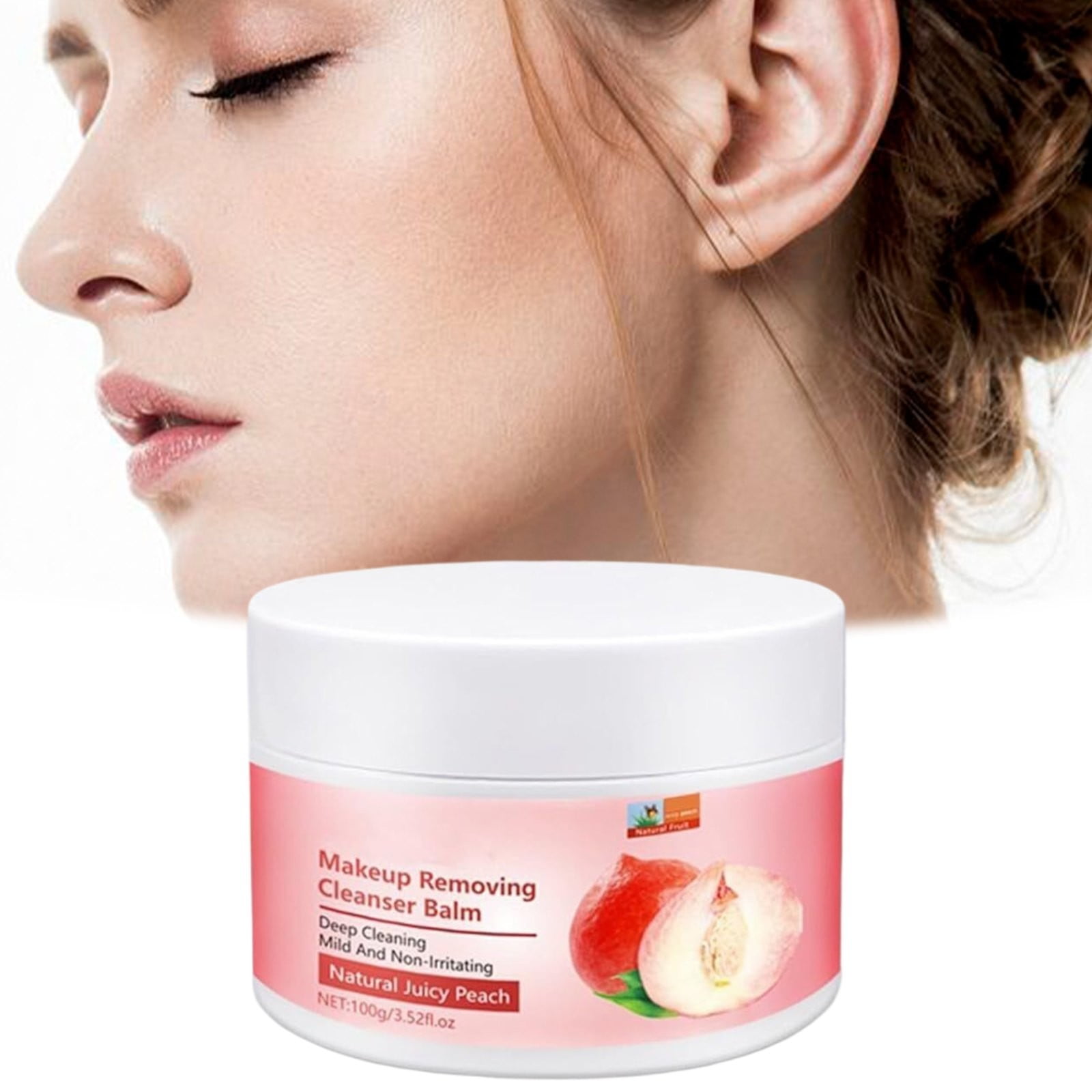 2025 Summer！ Peach Makeup Remover Dissolves In Water Without Sticking ...
