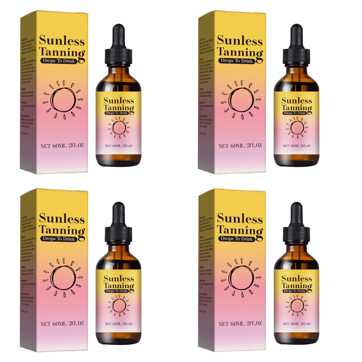 2025 Sunless Tanning Drops To Drink,2fl.oz/60ml Self-Tanning Nourishing ...