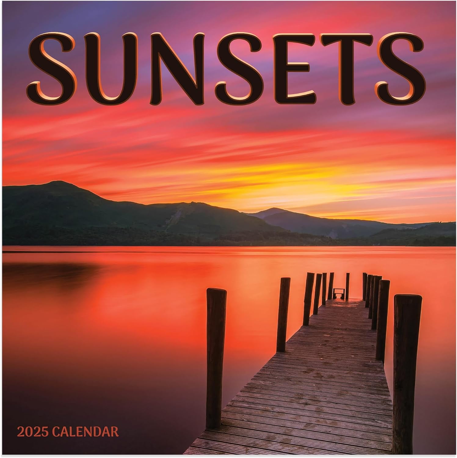 2025 Sunsets Mini Calendar - Walmart.com