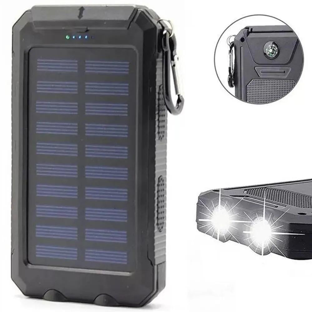2025 Super 30000mAh USB Portable Charger Solar Power Bank for Cell ...
