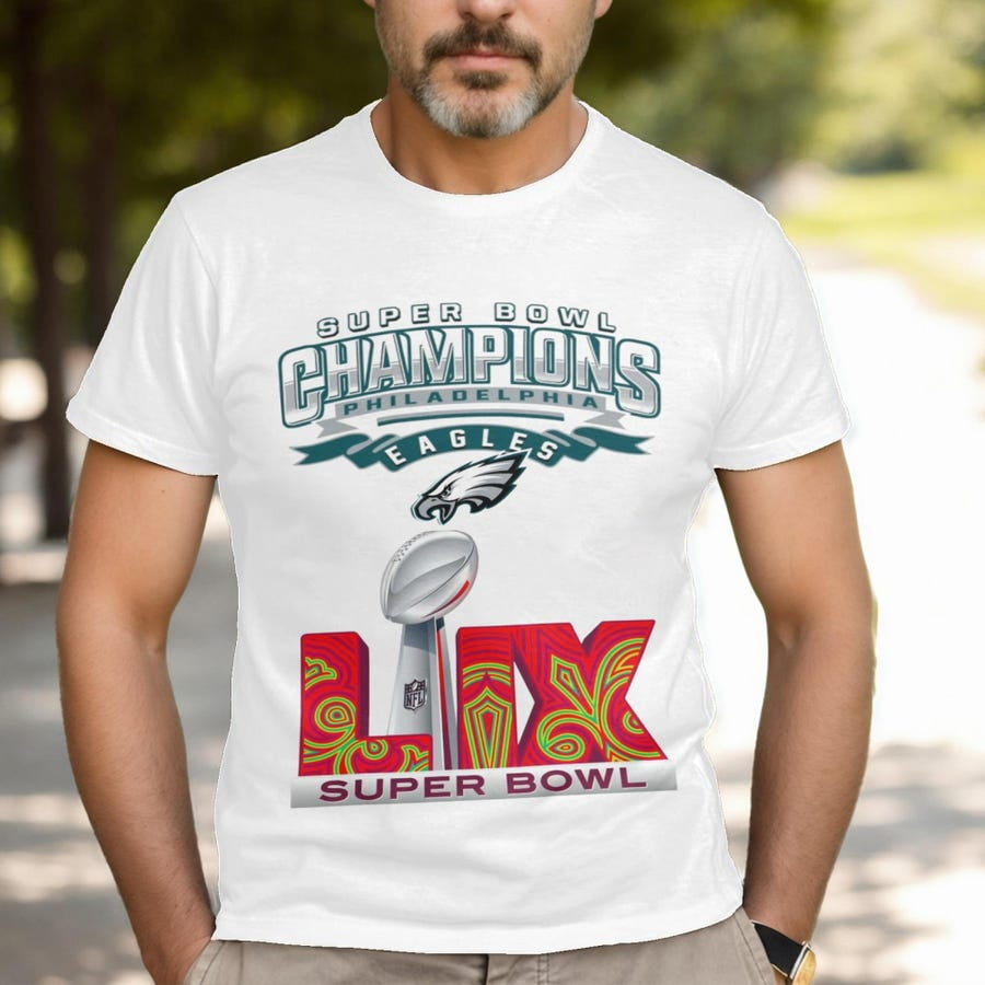 2025 Super Bowl Champions Philadelphia T-SHIRT | NFL Super Bowl ...