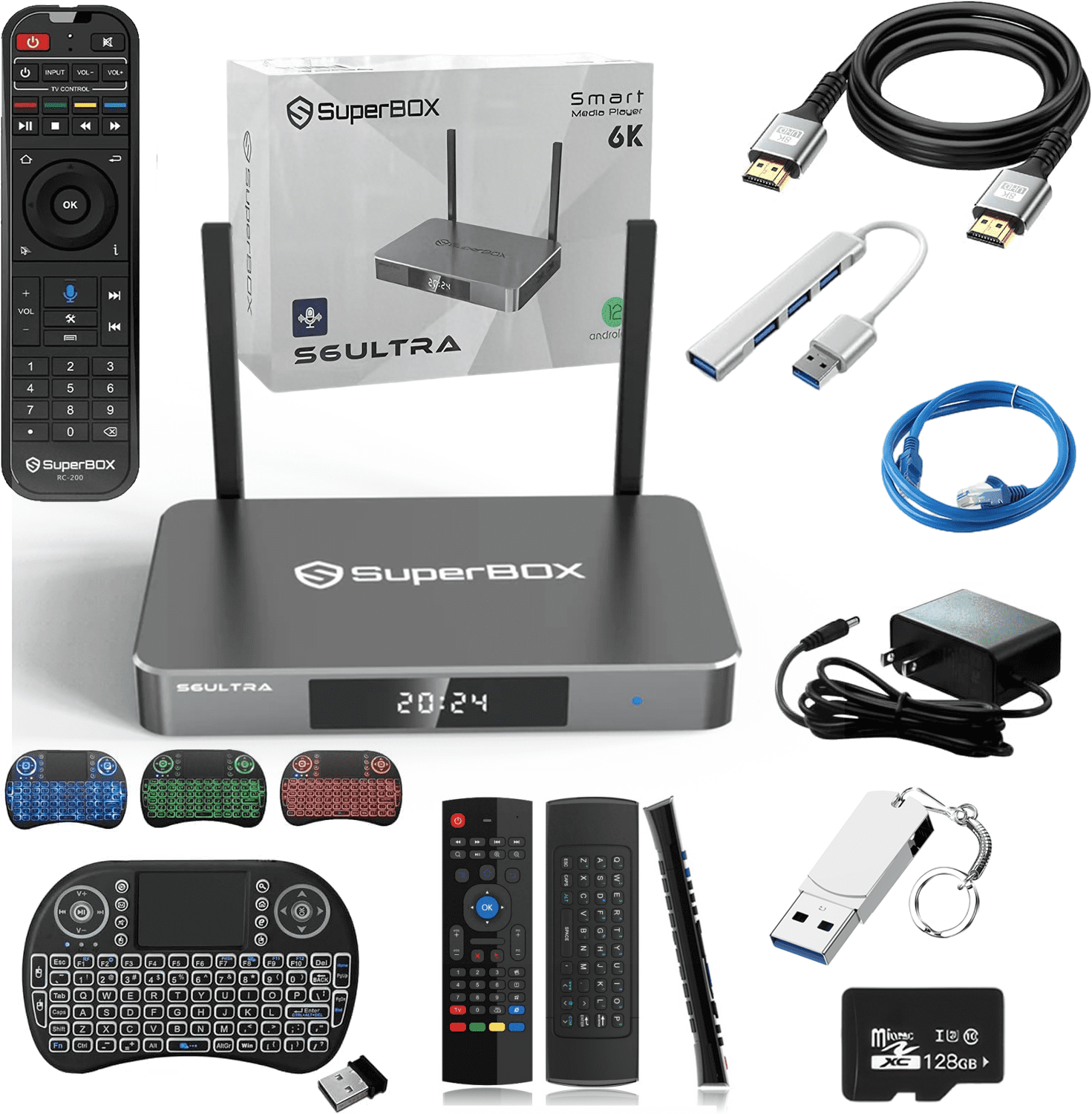 2025 SuperBox S6 Ultra Android TV Box Smart TV Box with Voice Control ...