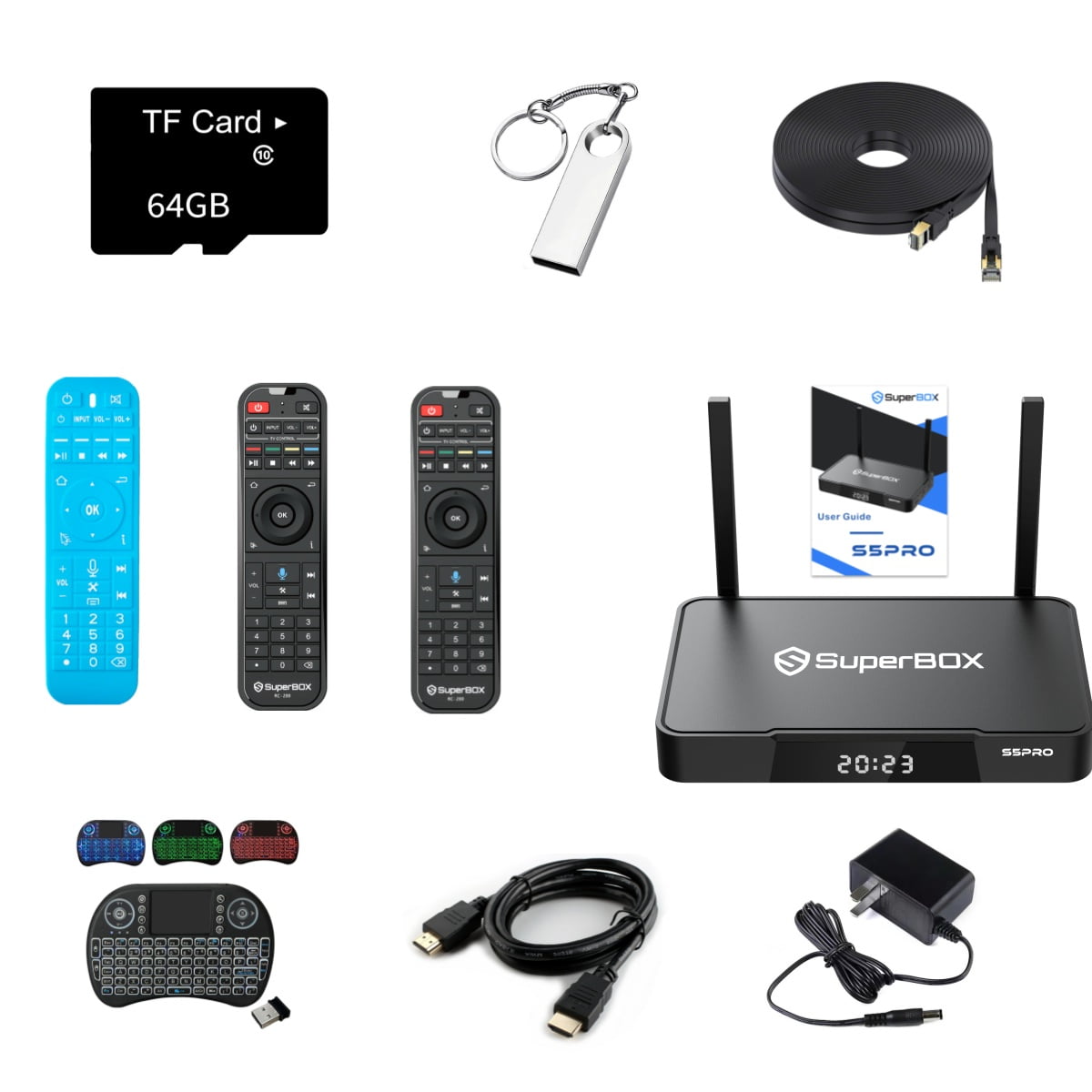 2025 Superbox S5/6Pro Time-Shift 6K HD TV Player Device With Voice Remote Control for Family ...