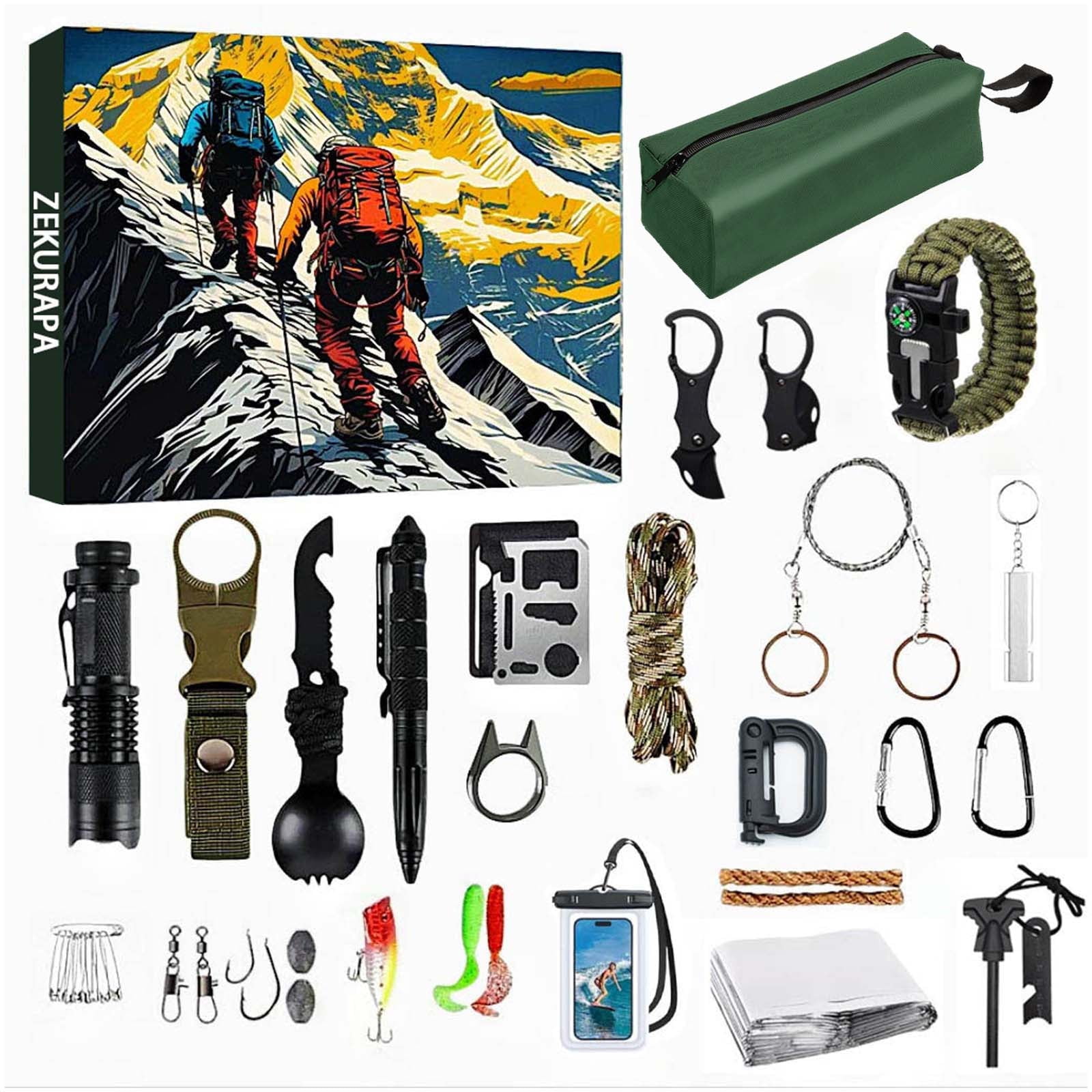 2025 Survival Kit Advent Calendar，24-Day Christmas Countdown Calendar ...
