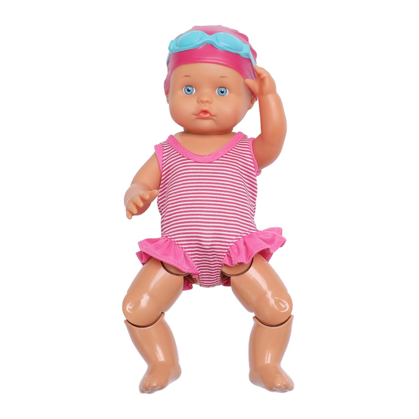 2025 Swimming Baby Doll,New Upgraded Waterproof Swimmer Toy,Electric ...