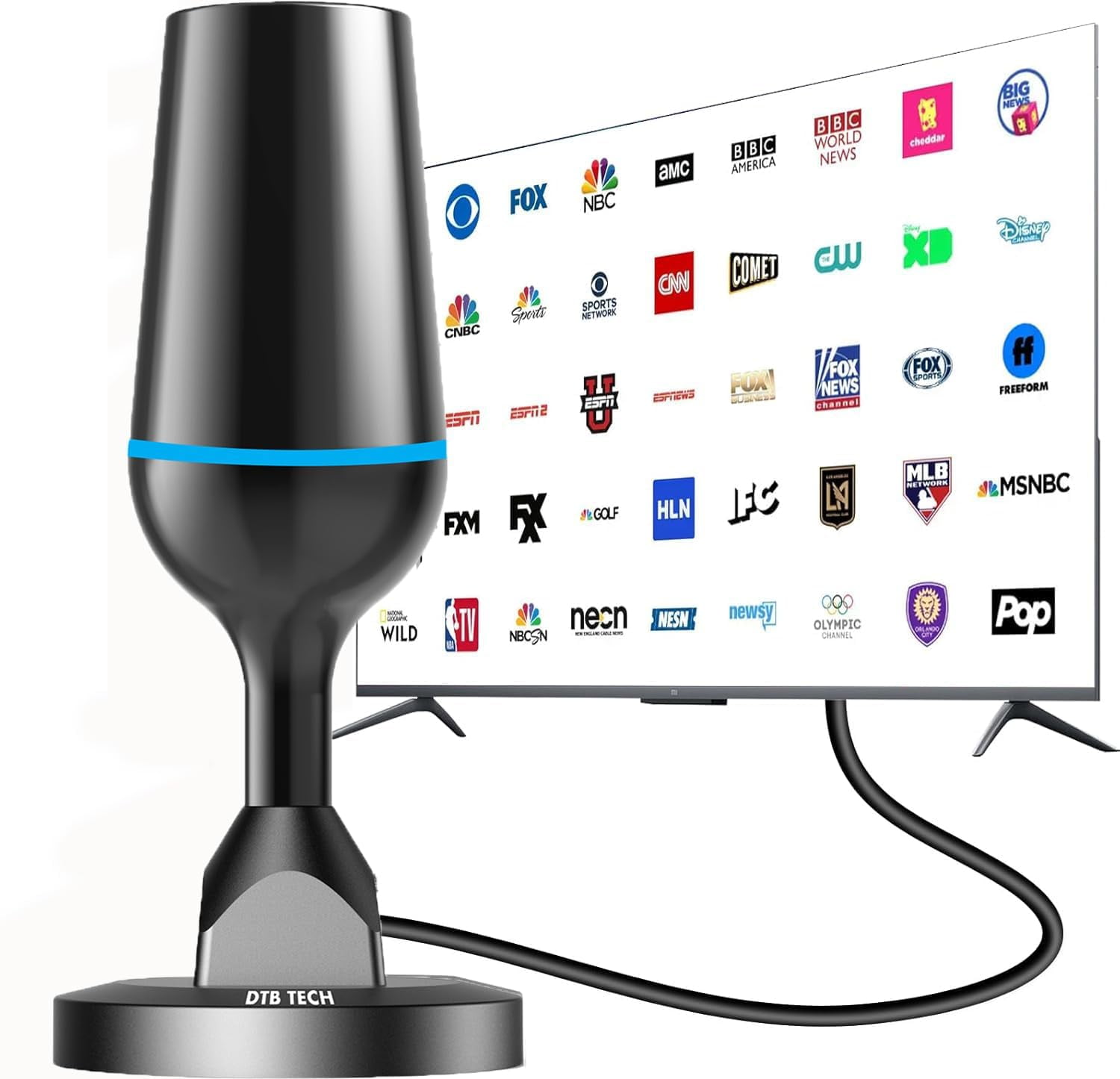 2025 TV Antenna for Smart TV Indoor, Digital TV Antenna for Local ...