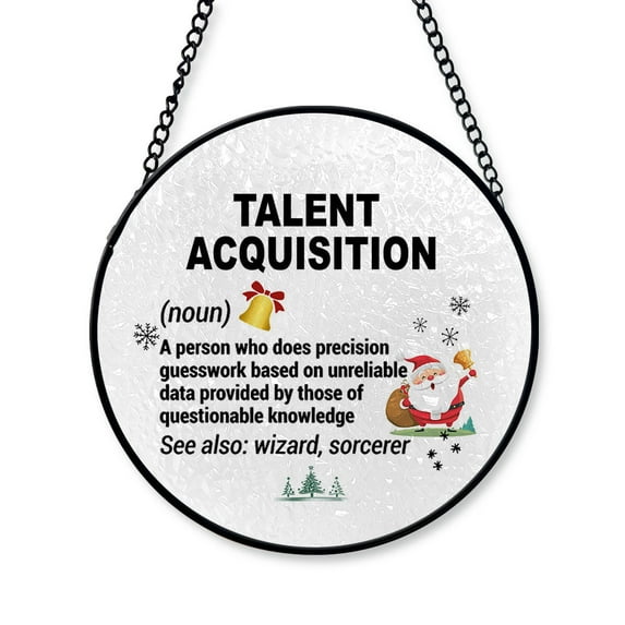 2025 Talent Acquisition Stained Glass Window Hanging Christmas 2025 ...
