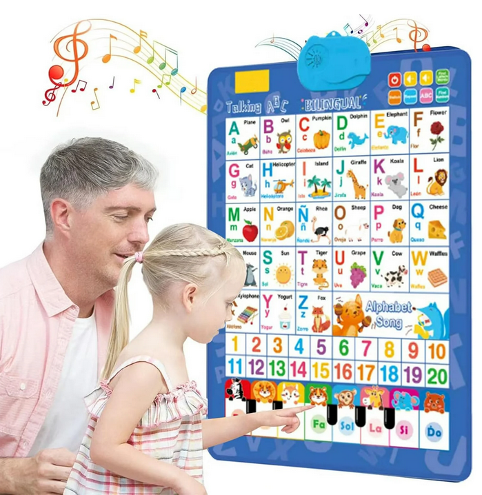 2025 Talking Wall Chart – English & Spanish Touch-to-Learn Poster with ...