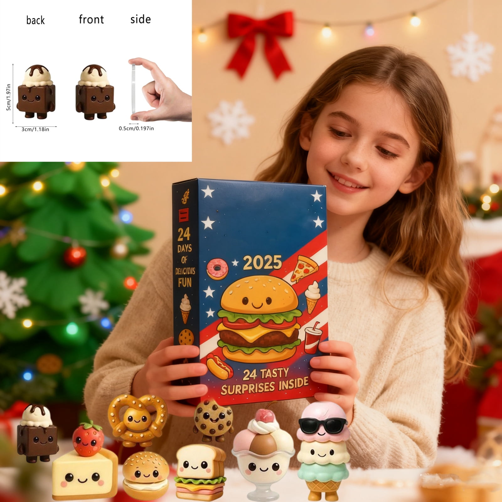 2025 Tasty Surprises Inside Advent Calendar, 24 Collectible Figures ...