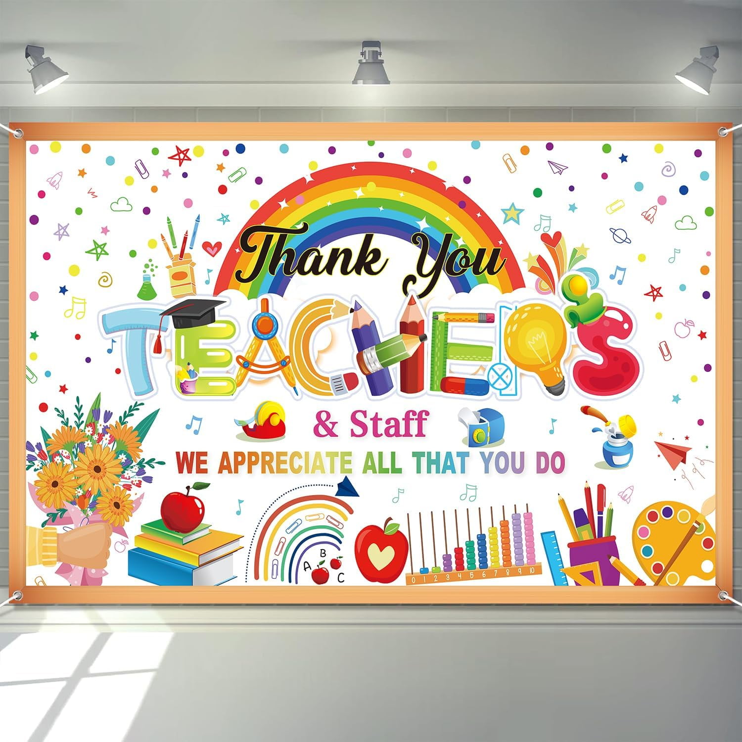 2025 Teacher Appreciation Week Decorations, Thank You Teachers Staff ...