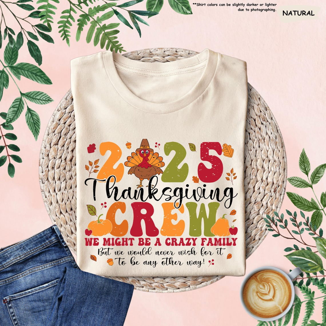 2025 Thanksgiving Crew Shirt, Thanksgiving Shirt, Thanksgiving Family ...