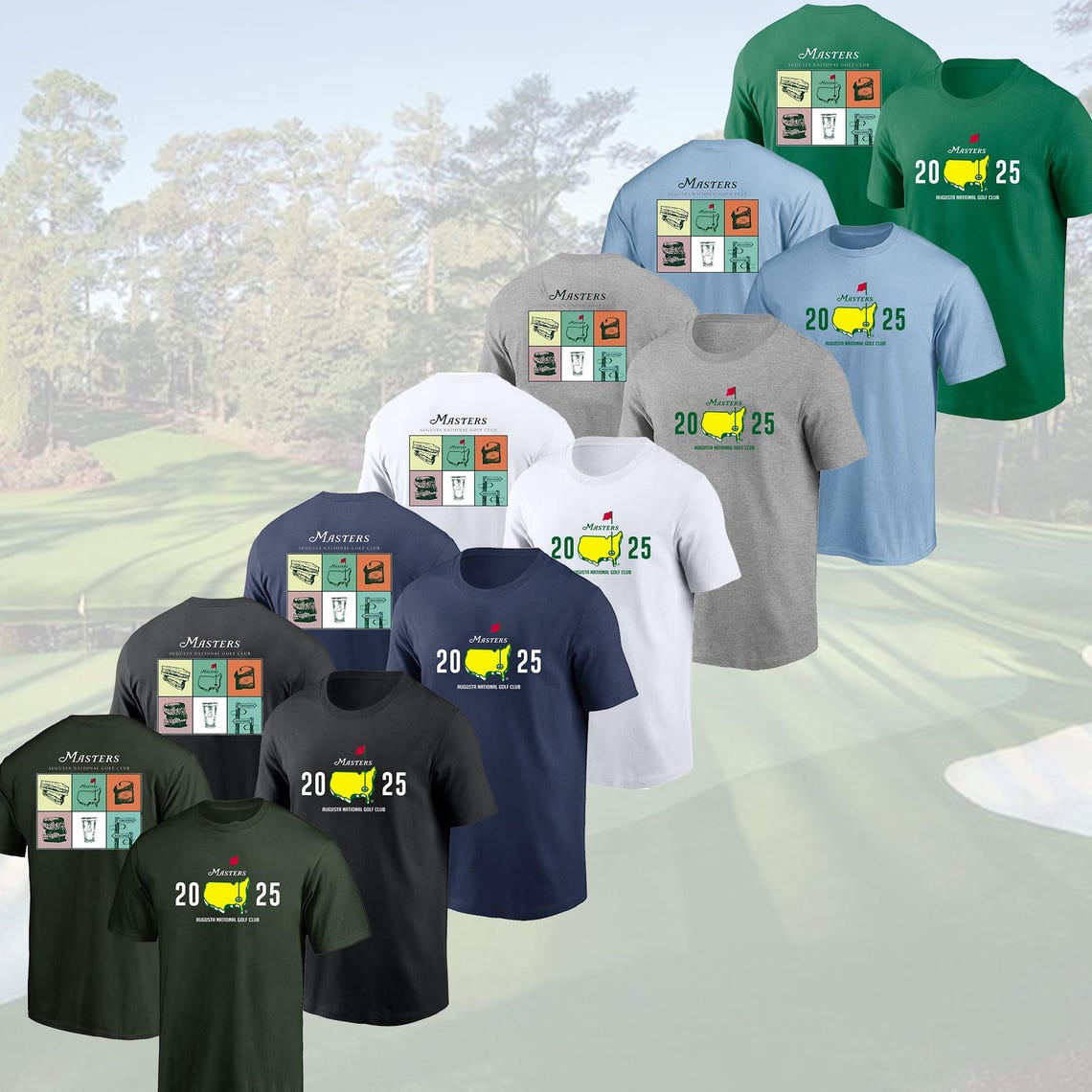2025 The Masters Golf Shirt, Augusta Masters T-Shirt, 2025 The Masters ...