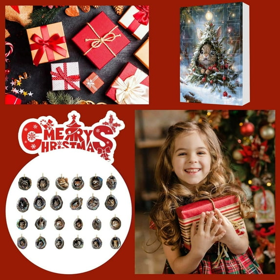 2025 24 Day Themed Animal Countdown Calendar Set Adorable Creature ...