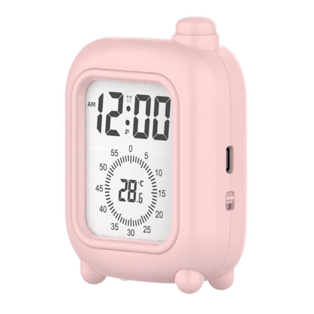 2025-Timer Small Alarm Clock Cute Mini Leather Suitcase Alarm Table ...