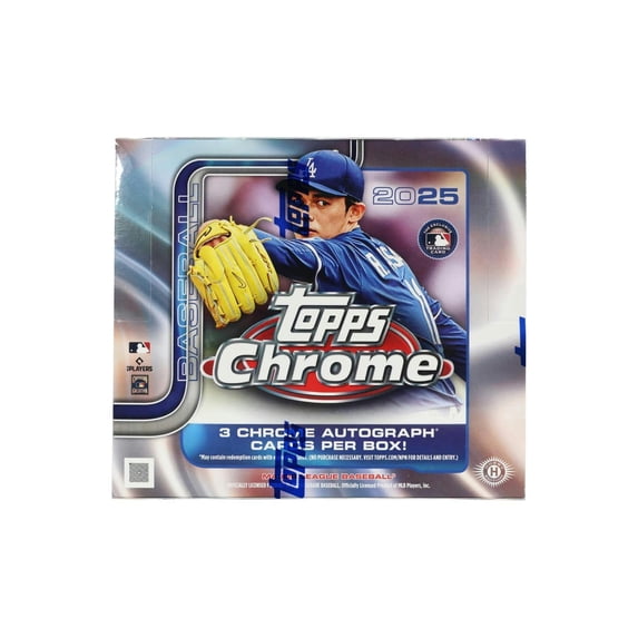 2025 Topps Chrome Baseball Hobby Jumbo Box - Walmart.com