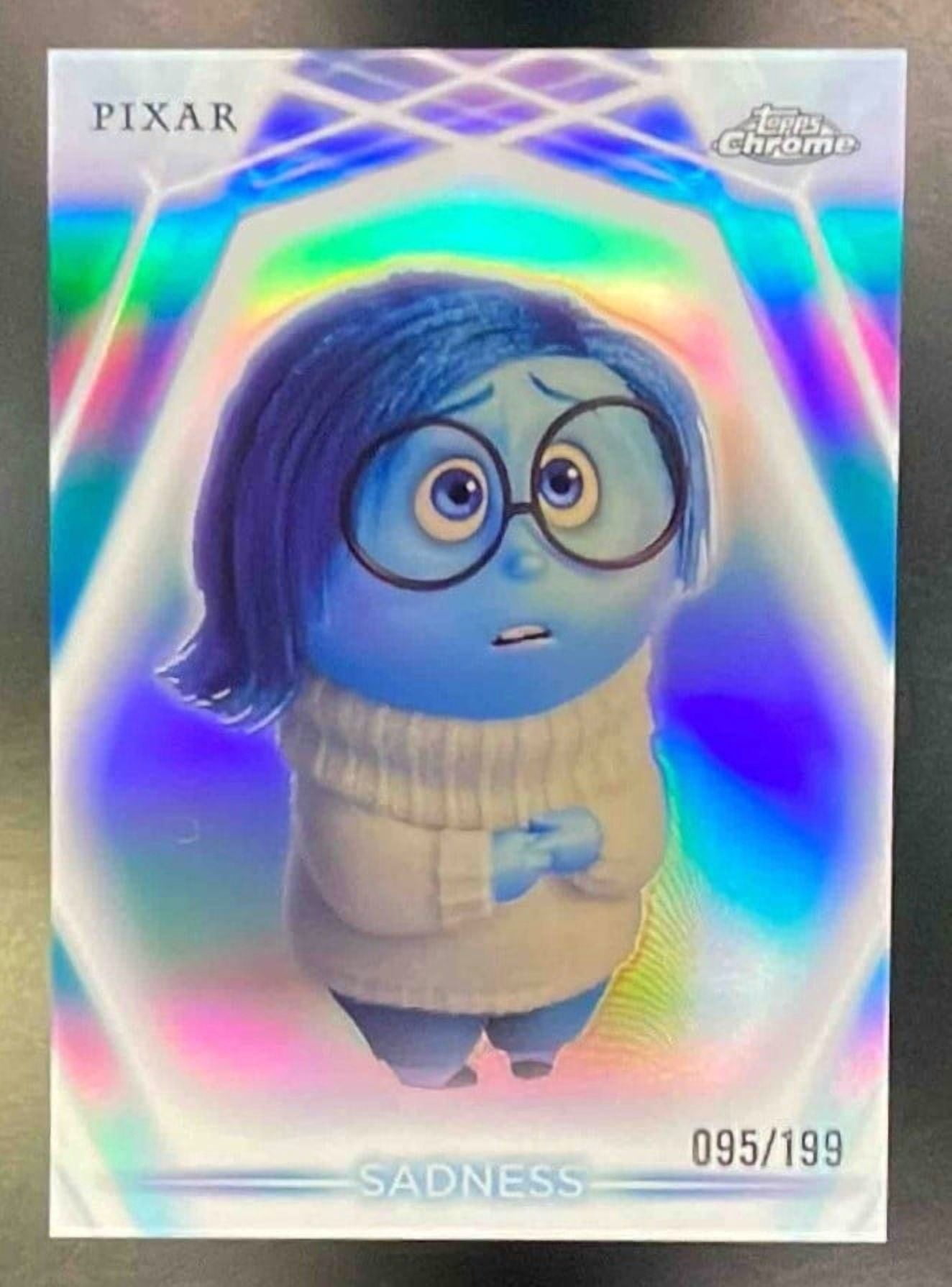 2025 Topps Chrome Disney Sadness #83 Aqua Refractor 95/199 - Walmart.com