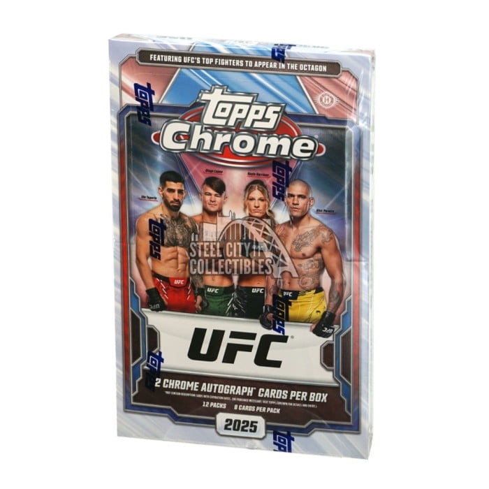 2025 Topps Chrome UFC Hobby Box - Walmart.com