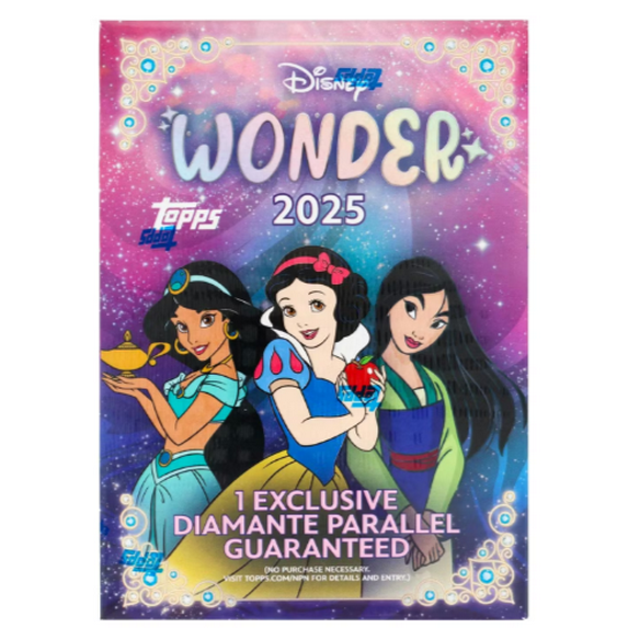 2025 Topps Disney Wonder Blaster Box! (1 Exclusive Diamante Parallel ...