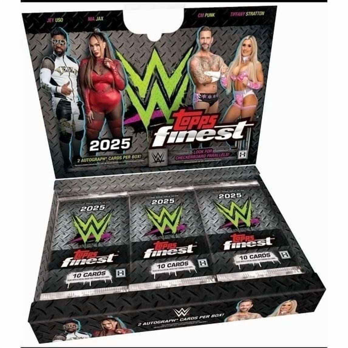 2025 Topps Finest WWE Hobby Box - Walmart.com
