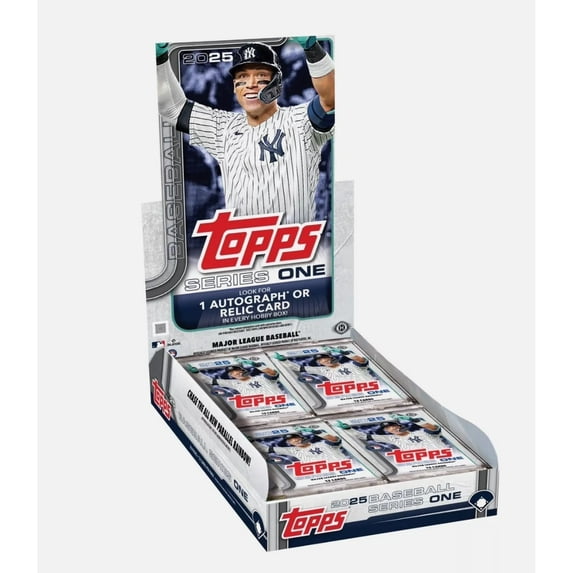 Topps, Baseball Hobby Box, 2025 Series 1, 350-card set - Walmart.com