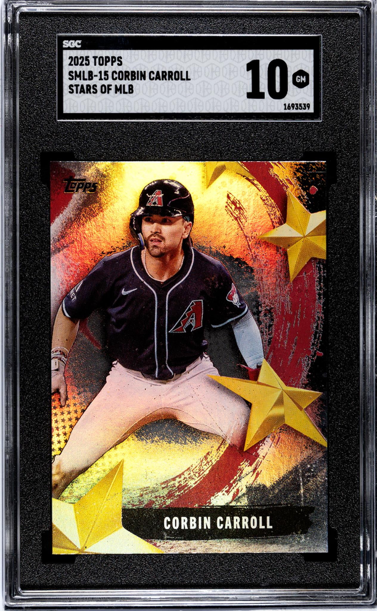 2025 Topps Stars of MLB Corbin Carroll #SMLB-15 SGC 10 - Walmart.com