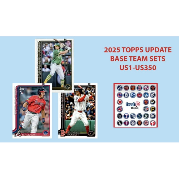 2025 Topps Update Baseball Team Set 9 Cards Atlanta Braves Drake ...
