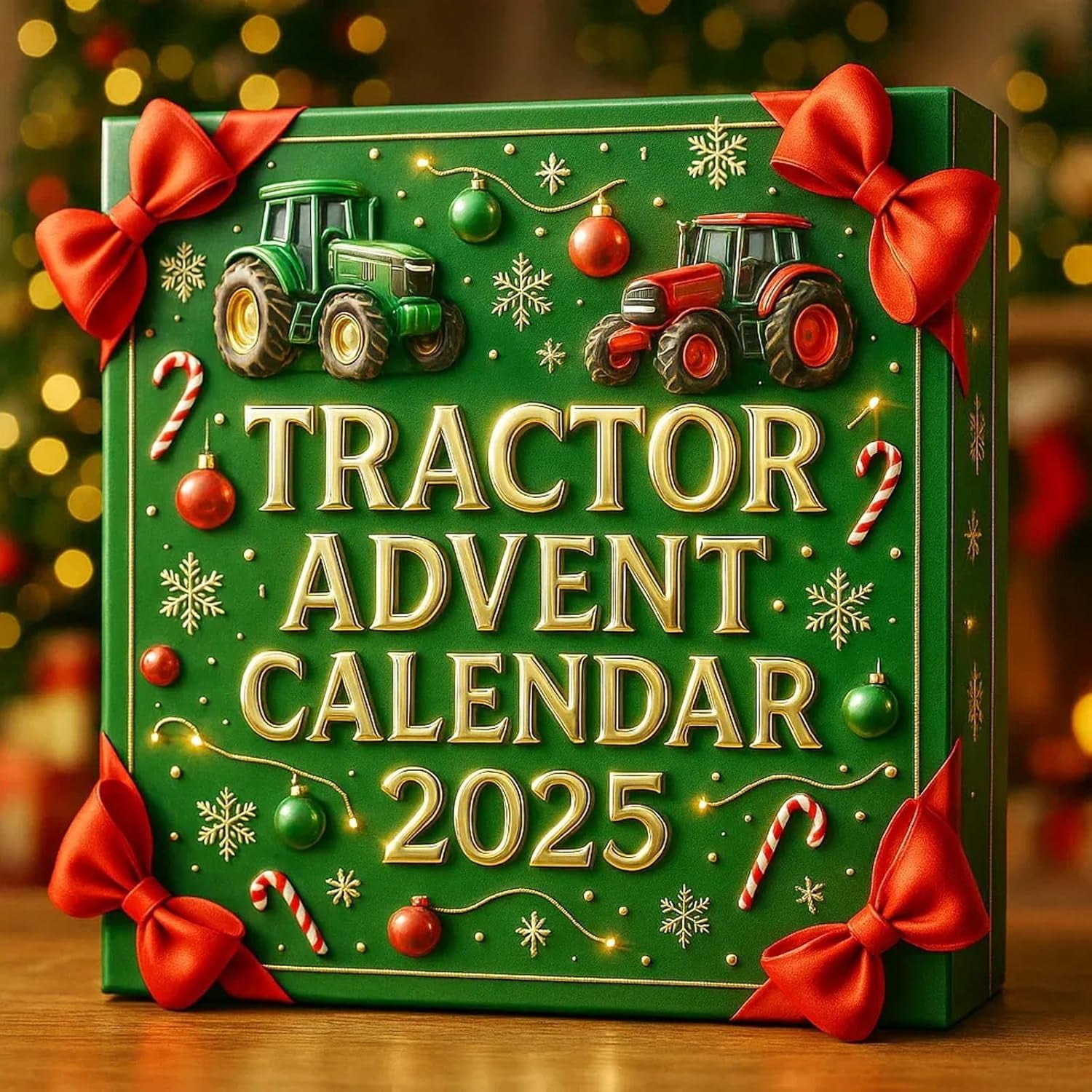 2025 Tractor Advent Calendar, 24 Days Christmas Countdown with Mini ...