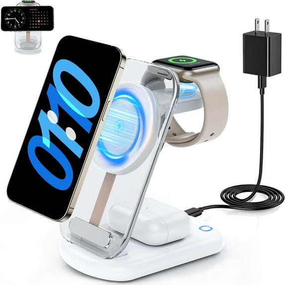 2025 Traveling Wireless Mag-Safe Fast Charging Station,Magnetic 3 in 1 ...