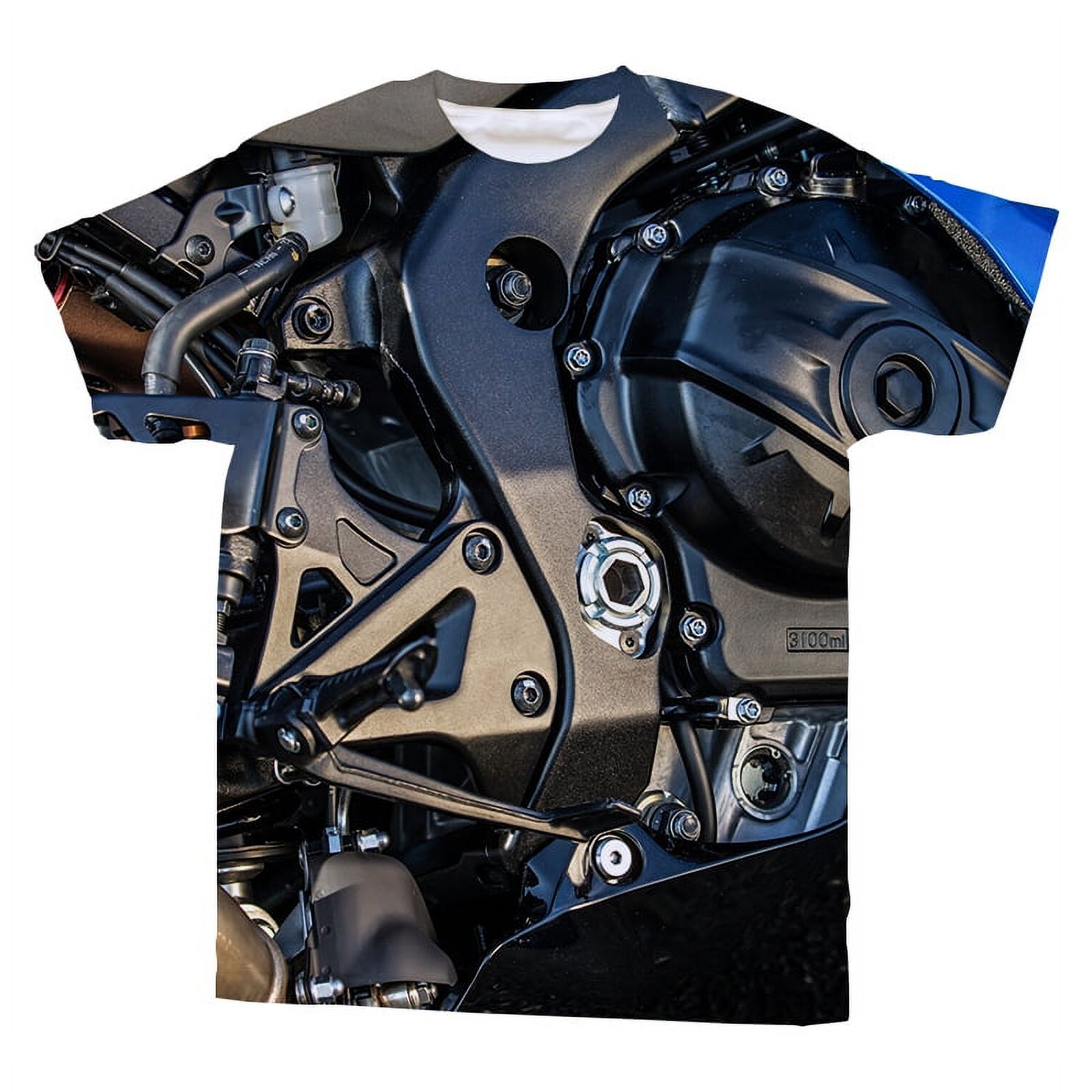 2025 Trend Punk Men T-shirt hip-hop style kids 3D engine printing ...