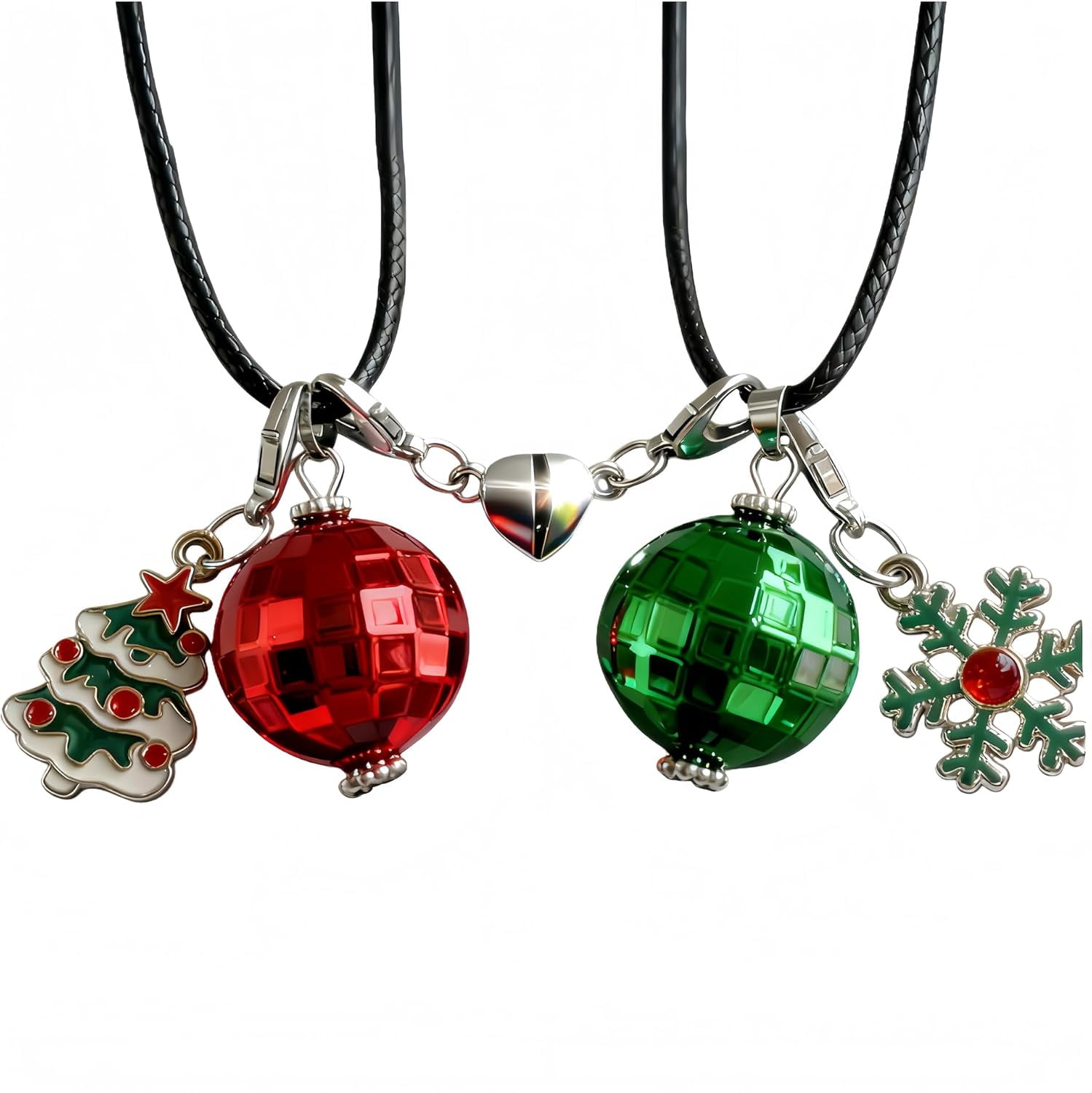2025 Trendy Pink-Green Witch Choker Set - Gothic BFF Bond Jewelry ...