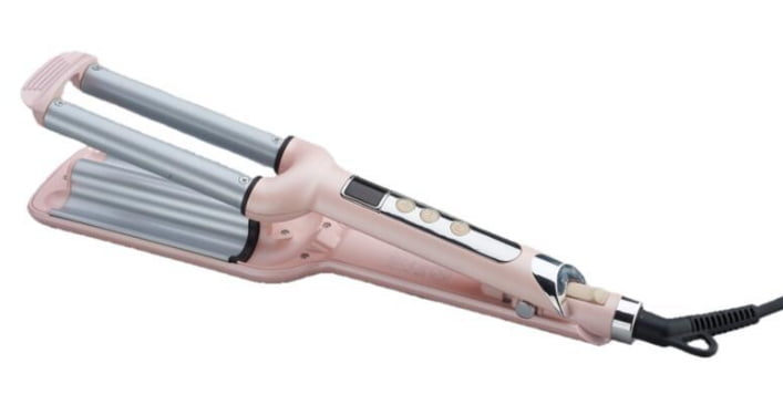 2025 Triple Barrel Hair Curler - LCD Display Waving Iron for Perfect ...