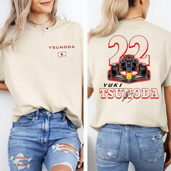 2025 Tsunoda Yuki Sweatshirt, F1 Racing Shirt, Formula One Shirt ...