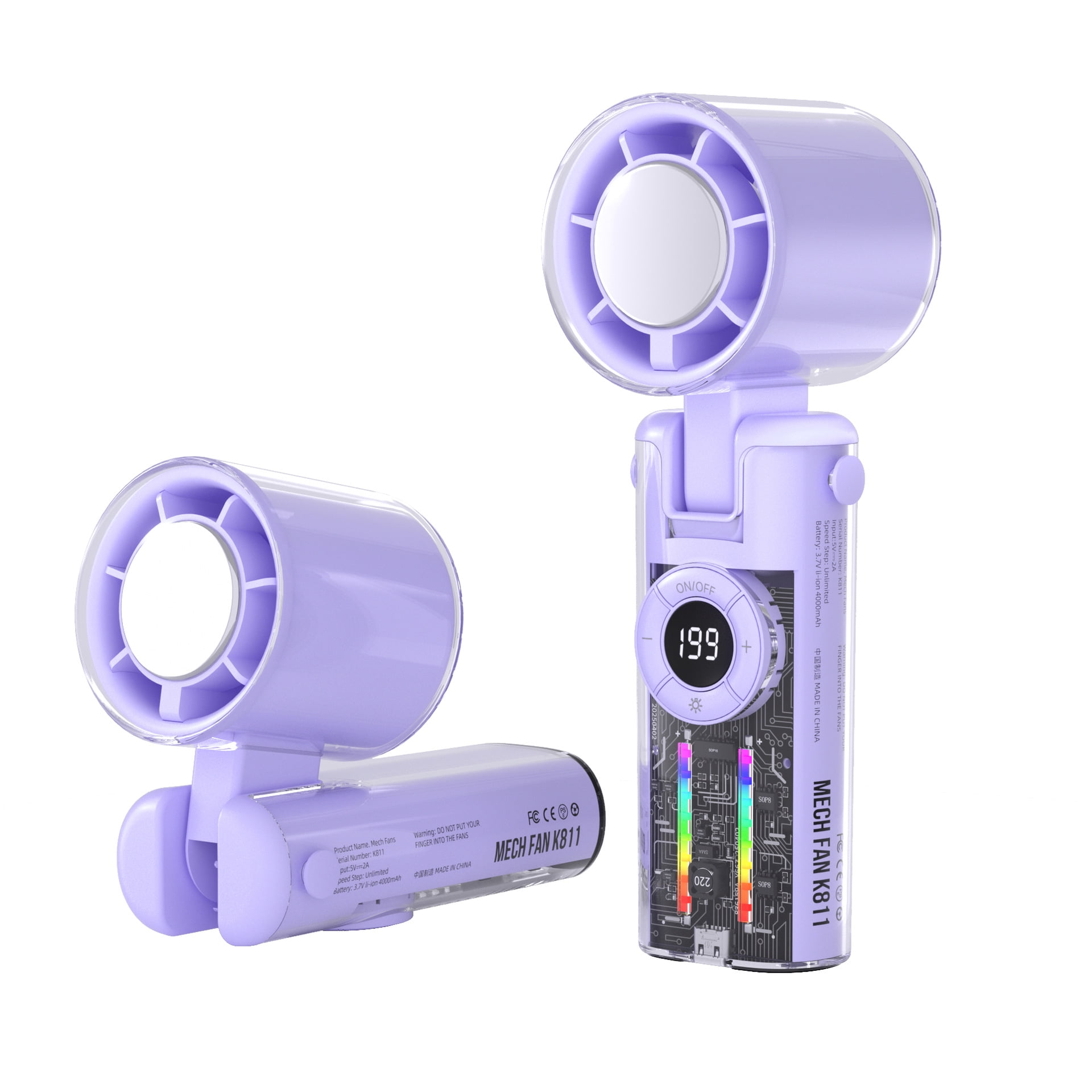 2025 Turbine Handheld Fan Redefines Cooling, High Speed Cooling, Small ...