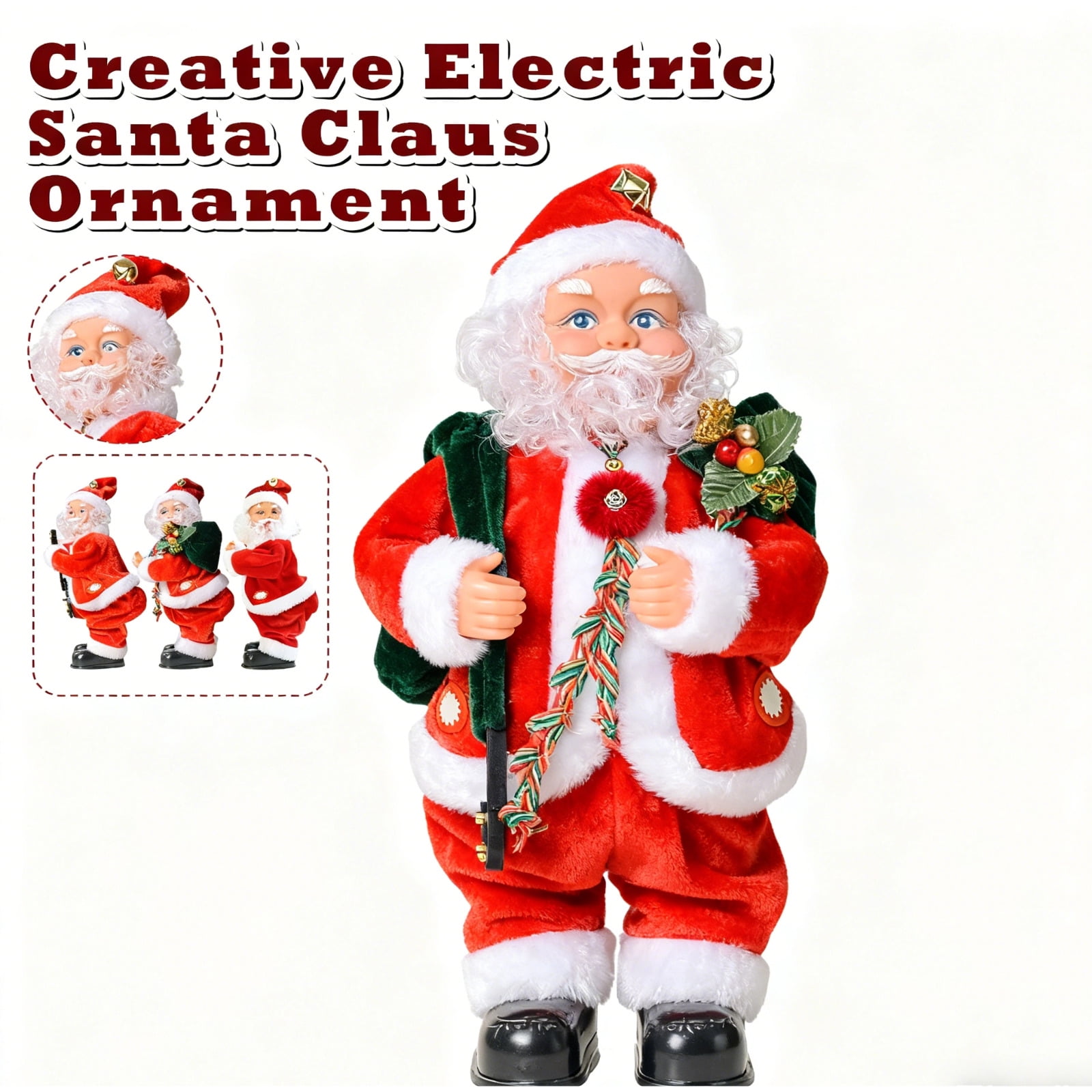 2025 Twerking Santa Dancing Plush - Santa with Music, Booty Shaking ...