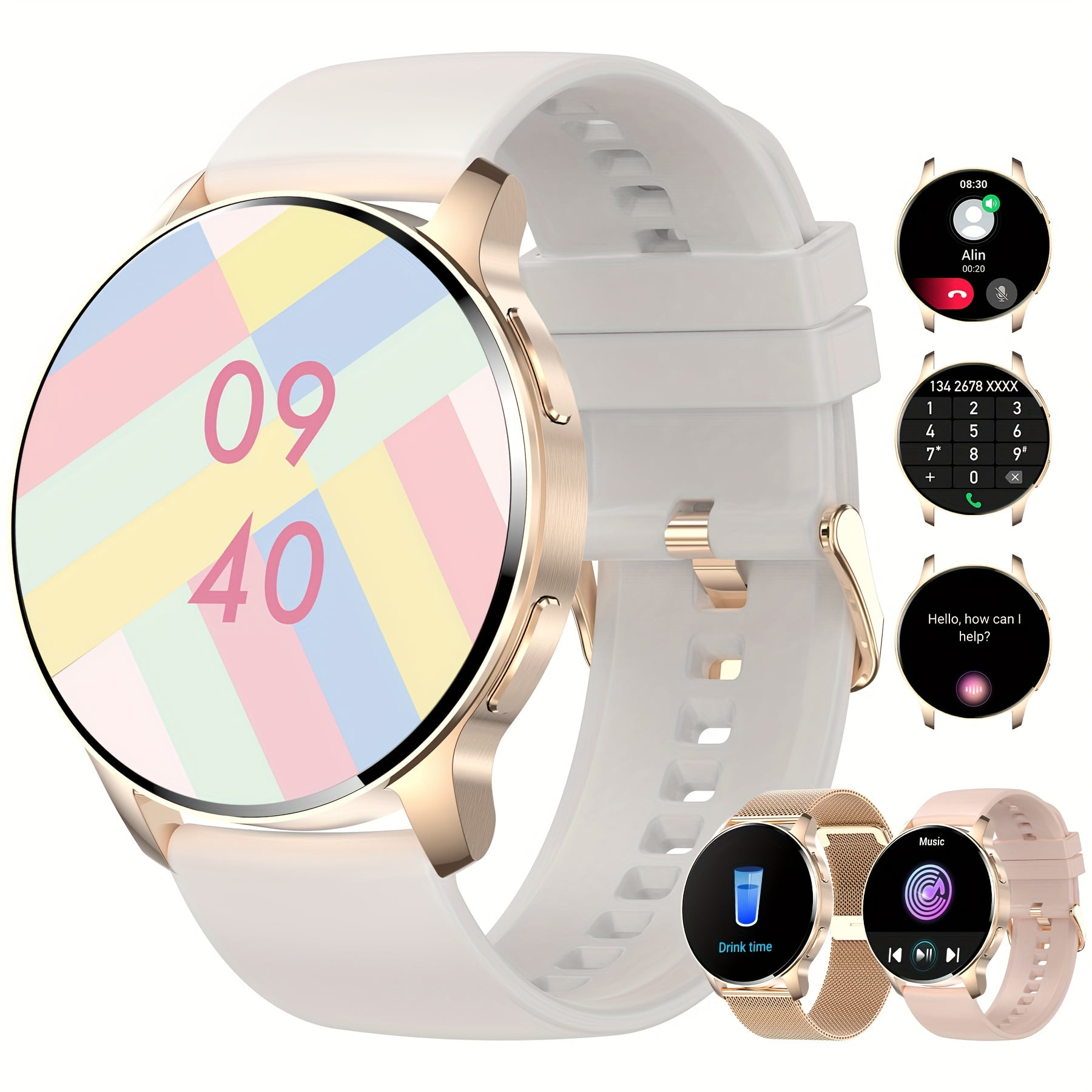 2025 Unisex Smartwatch | Wireless Call & Receive | Multiple Sports ...