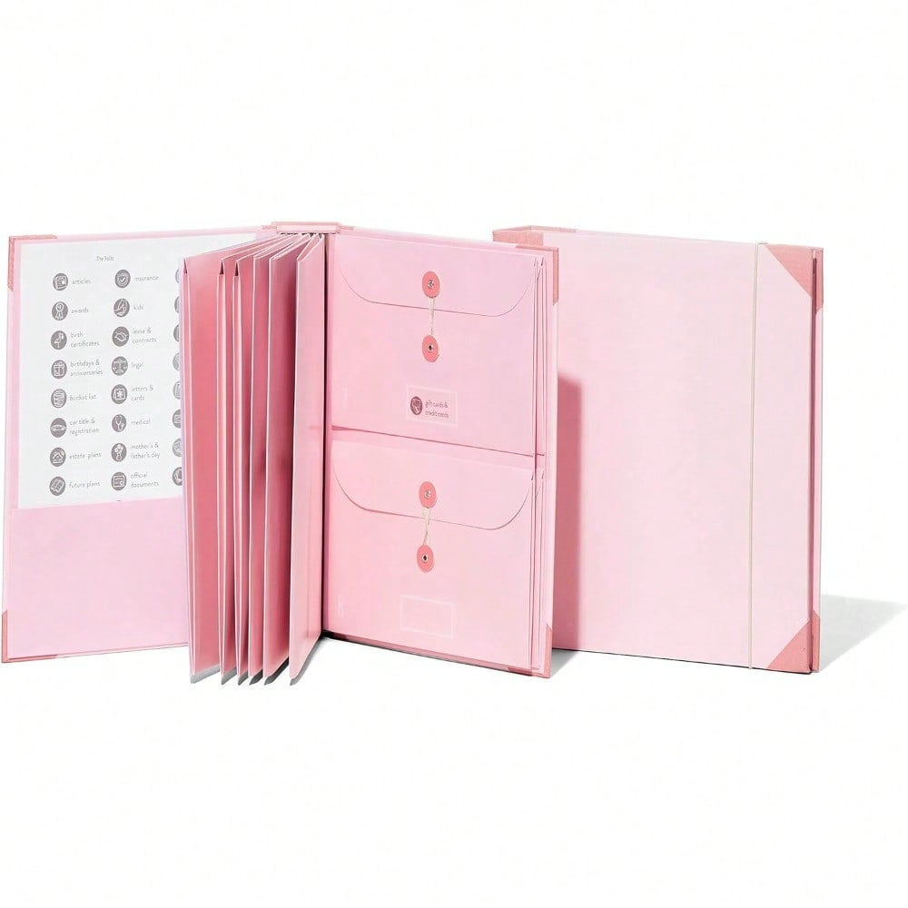 2025 Updated Edition Folio Folders With Pockets - Accordion File ...