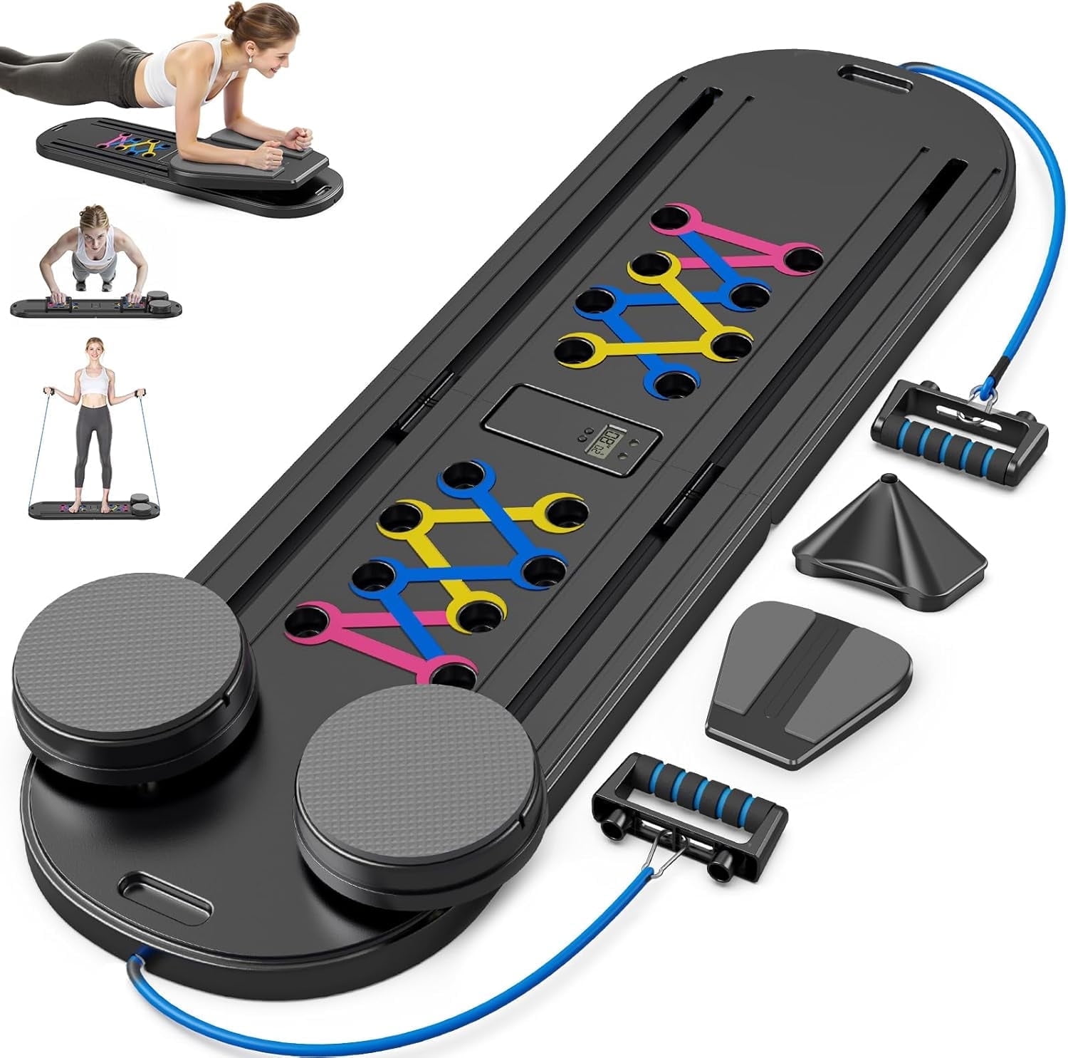 Pilates Board, Portable Pilates Reformer Machine for Home Workout, Easy ...