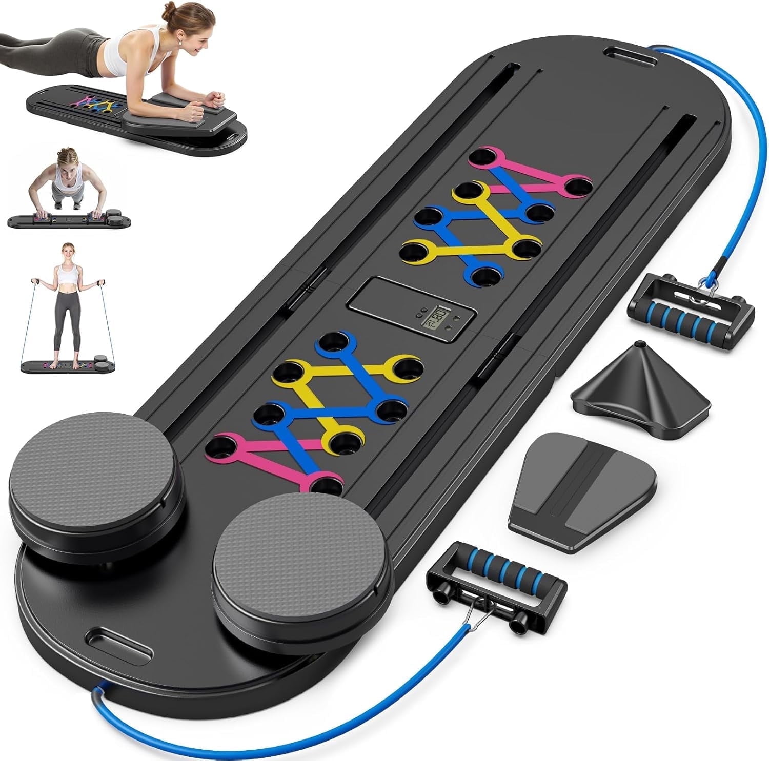Pilates Board, Portable Pilates Reformer Machine for Home Workout, Easy ...