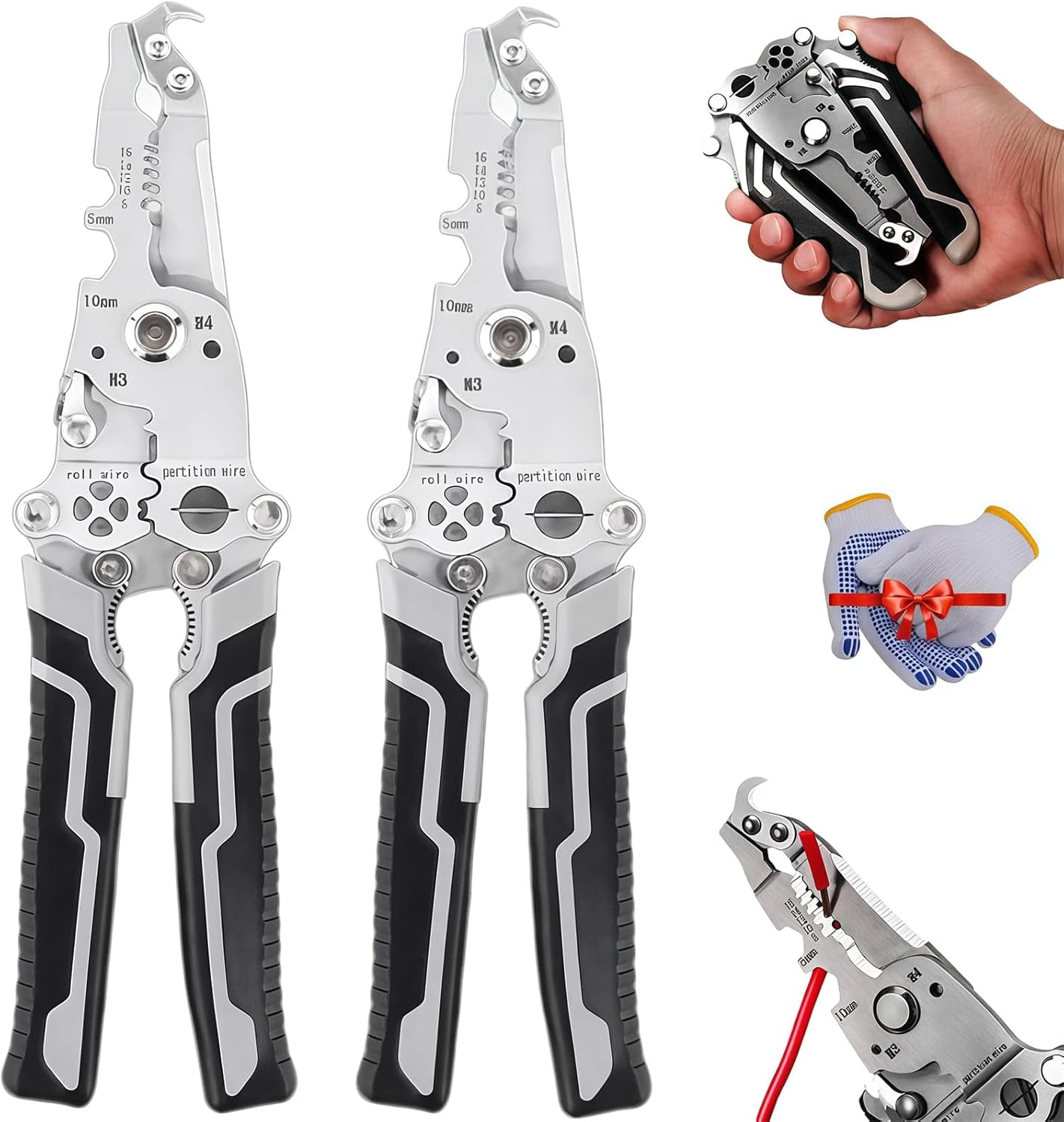 2025 Upgrade 18-in-1 Professional Multifunctional Folding Pliers ...
