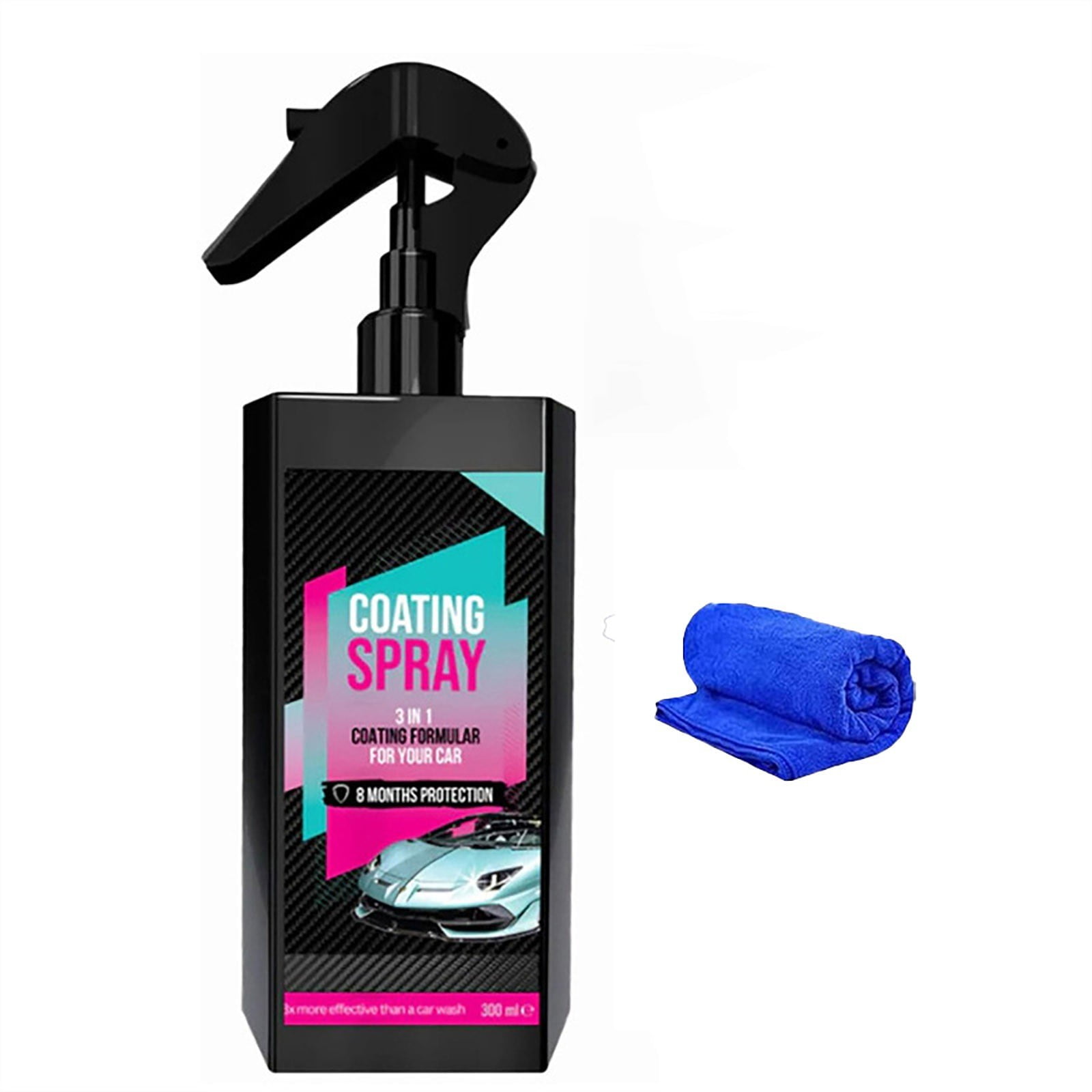 2025 Upgrade 3 in 1 Ceramic Car Coating Spray with Nano Paint ...