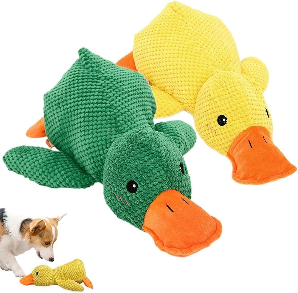 2025 Upgrade Calming Duck Toy for Dogs, The Mellow Dog Calming Duck Quack-Quack Duck Dog Toy ...