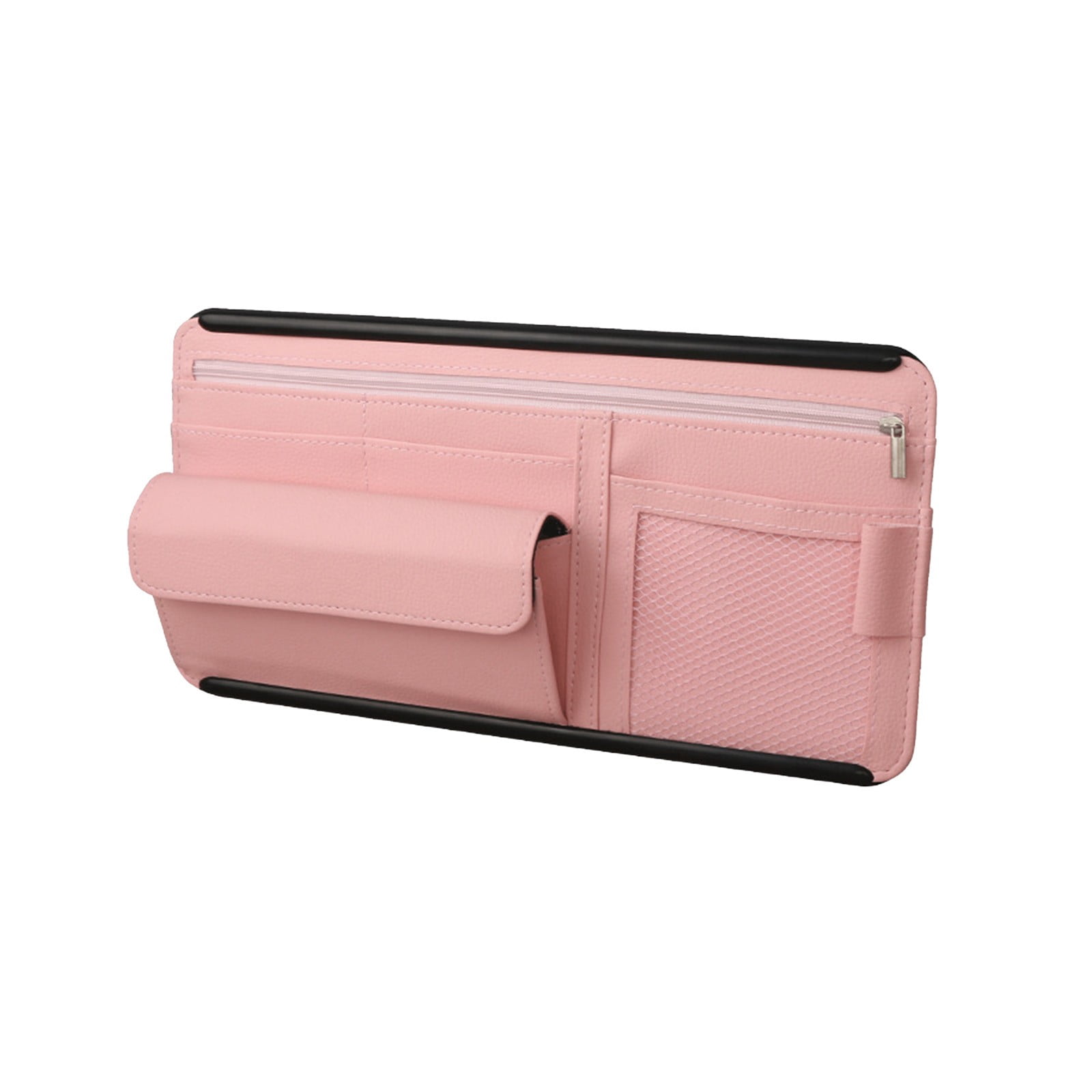 2025 Upgrade Car Sunshade Windshield Glasses Box Storage Leather