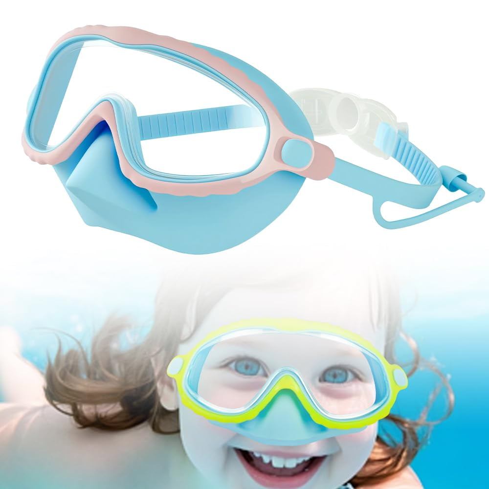 2025 Upgrade HD Children's Large Frame Waterproof and Anti-fog Swimming ...