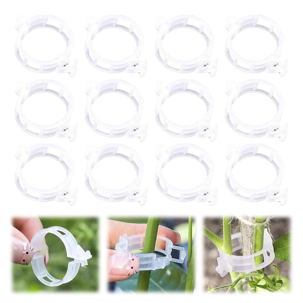 2025 Upgrade Plant Support Clips Reusable Garden Clips, Premium Secured ...