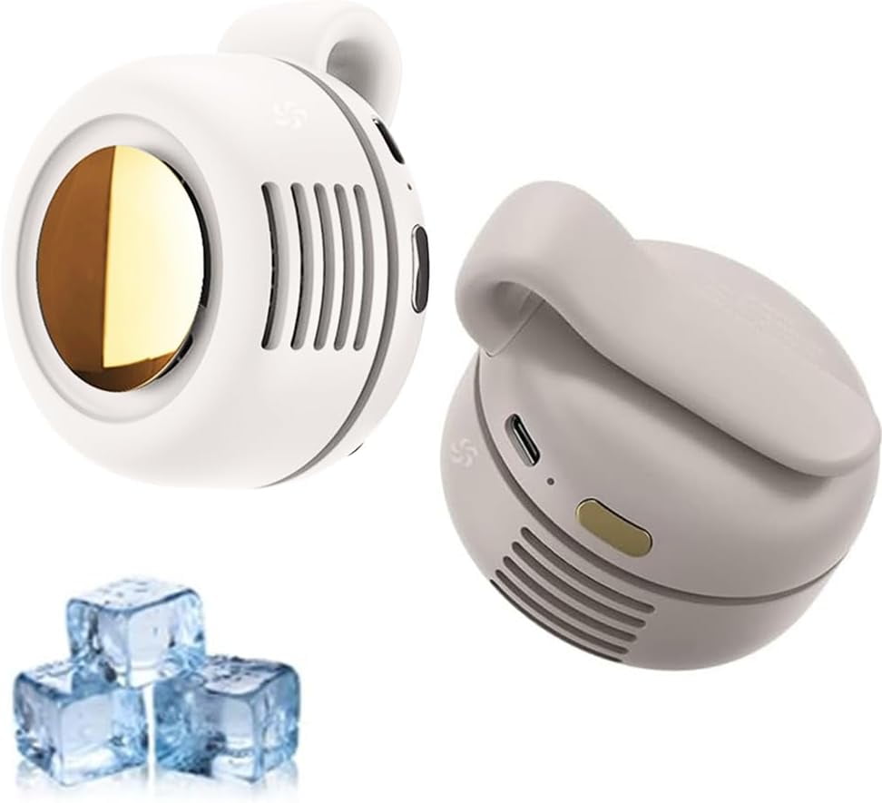 2025 Upgrade Portable Silent Mini Bladeless Electric Fan Clip On, 3 ...